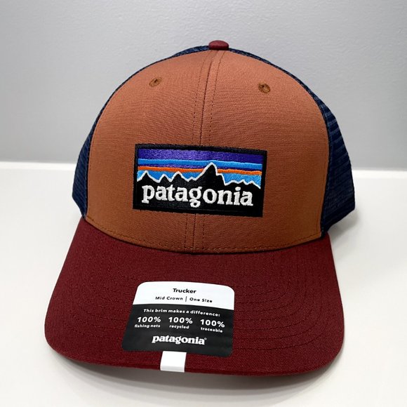 Patagonia | Accessories | Patagonia P6 Logo Trucker Hat Dead Stock ...